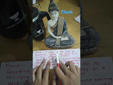 Flank meaning in Telugu and English