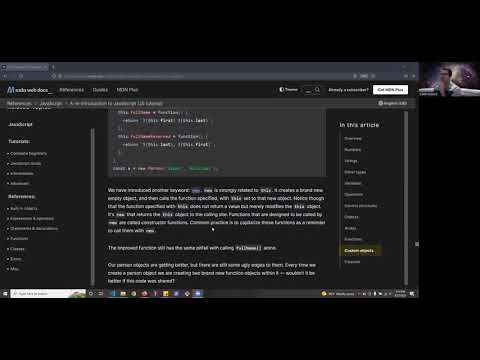 Walkthrough for MDN's Re-Introduction to JavaScript Tutorial Part 2