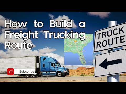 How to Build a Freight Trucking Route in Your Local Region with Free Load Boards and Google Maps