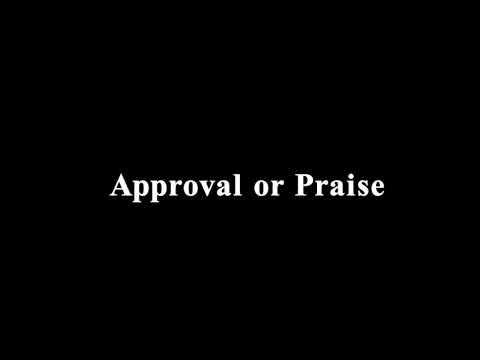 APPROBATION - Meaning with visual