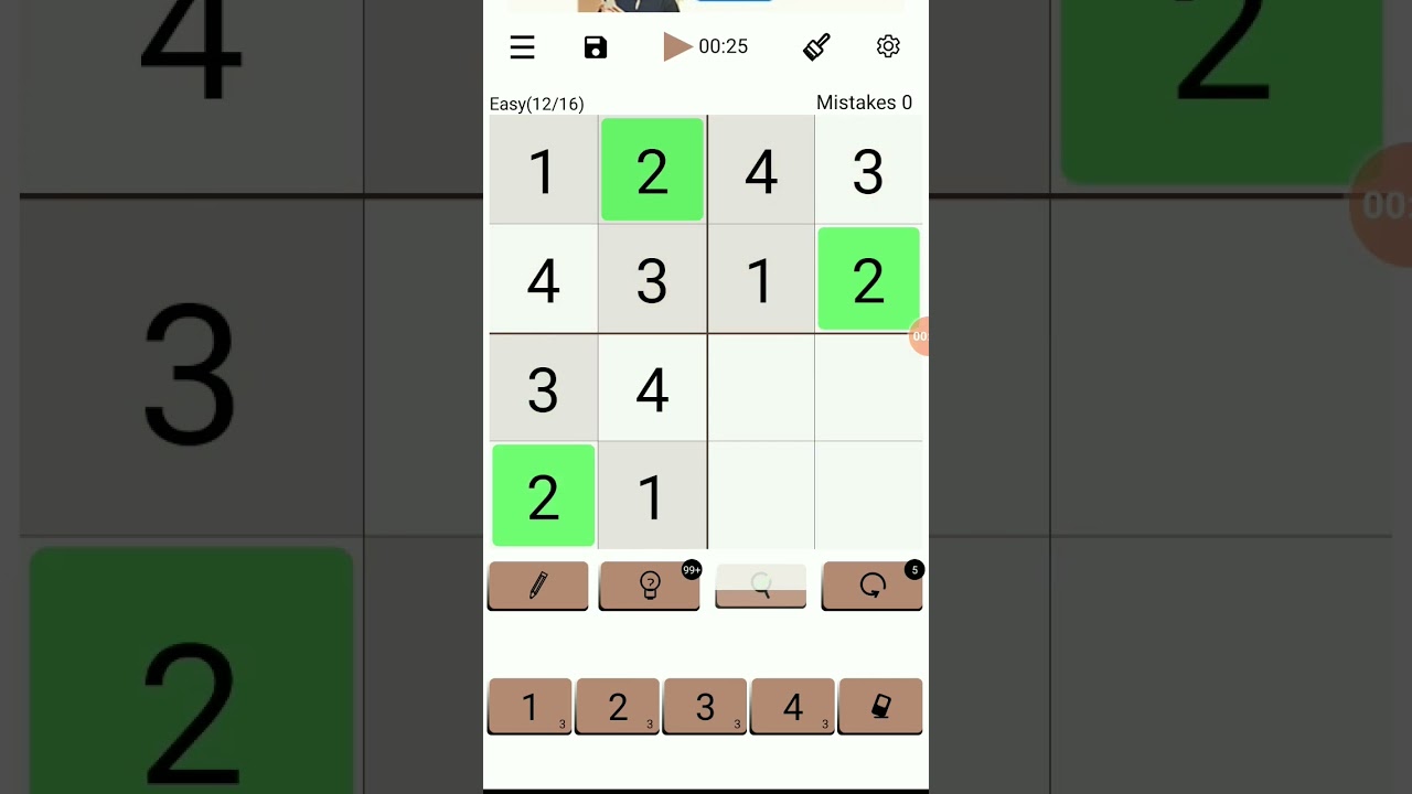 Sudoku 4x4 solving 001 | How to solve Sudoku 4x4