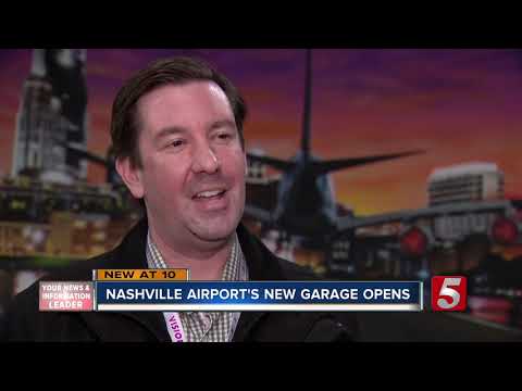Nashville airport's newest garage leads to excitement, confusion on first day