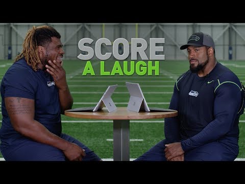 Score A Laugh: D.J. Fluker & Duane Brown | 2019 Seattle Seahawks