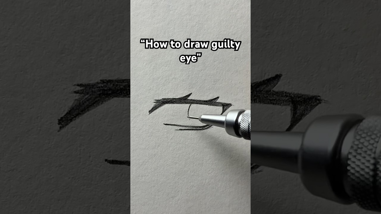 How to draw guilty eye