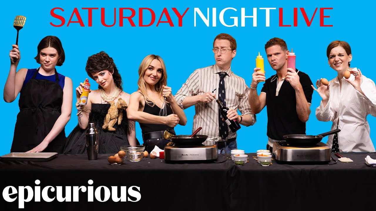 The SNL Cast Test Their Basic Culinary Skills | Epicurious