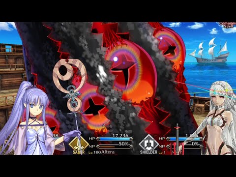 FGO[NA] Okeanos Demon Pillar & Medea Lily fight - Altera Solo