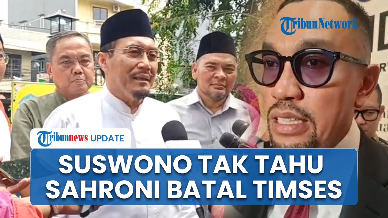 Sahroni Batal Jadi Ketua Timses RK-Suswono di Jakarta, Bacawagub: Semua Pasti Dibicarakan KIM ...