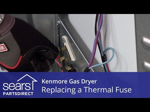 How to Replace a Kenmore Gas Dryer Thermal Fuse