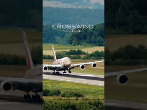 EMIRATES ( Courier Express Livery) Airbus A380 LANDING ON RUNWAY 14 ZURICH AIRPORT 17.06.2025