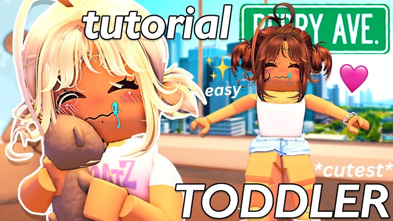 Realistic CUTEST TODDLER Tutorial & Outfit Codes For Berry Avenue!