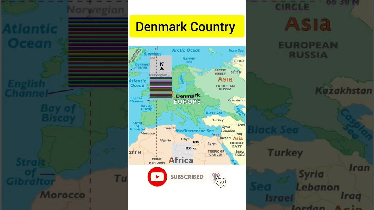 map of denmark country || #denmark #factmystery #shorts