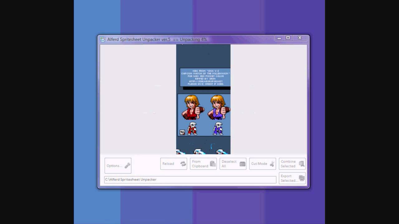 Alferd Spritesheet Unpacker ver.5