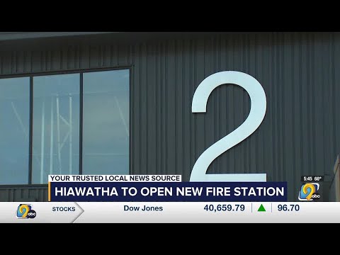 Hiawatha Fire opening new station
