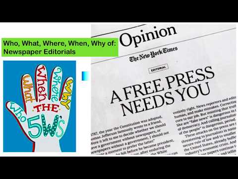 5Ws Editorials