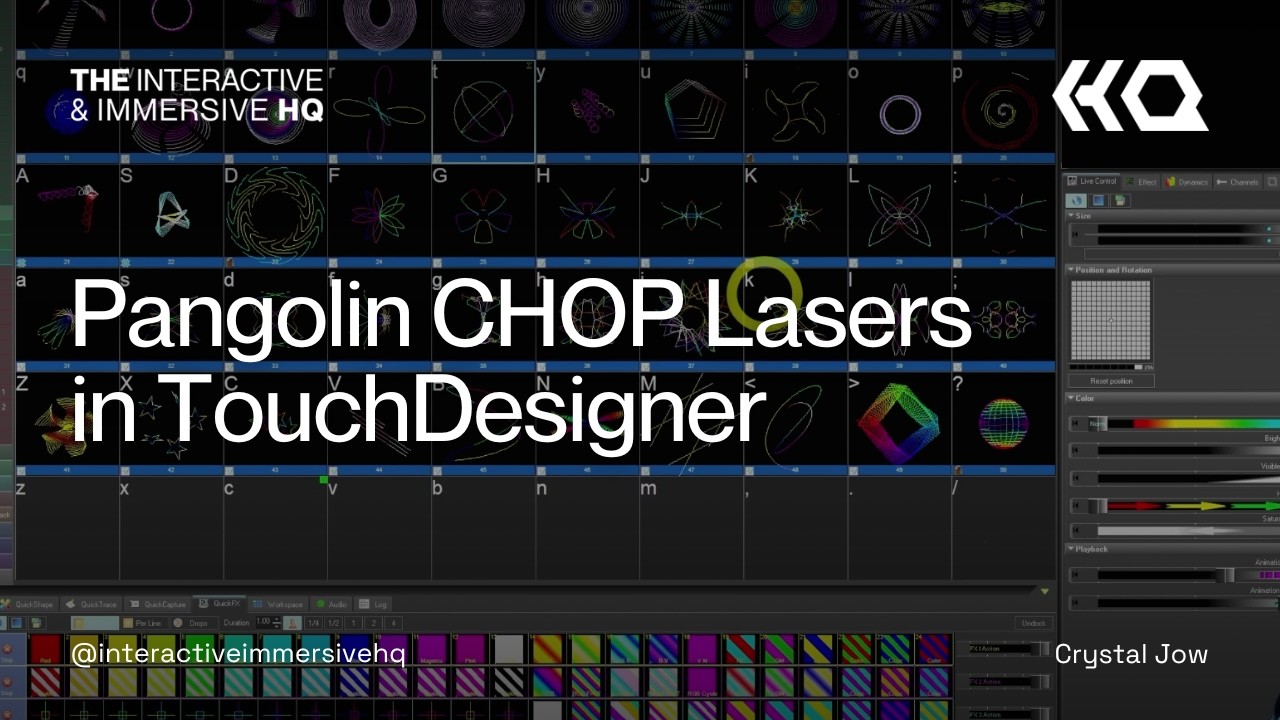 Pangolin CHOP Lasers in TouchDesigner - TouchDesigner Tutorial 191