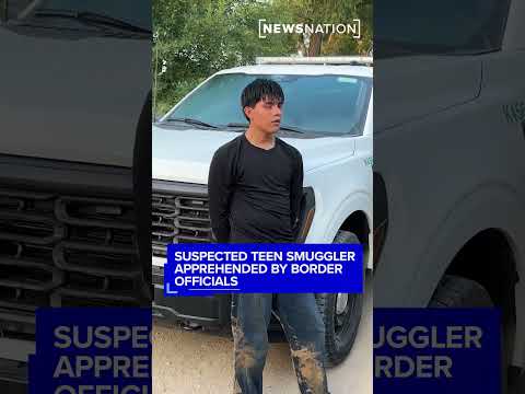 WATCH: Suspected teen smuggler apprehended by border officials