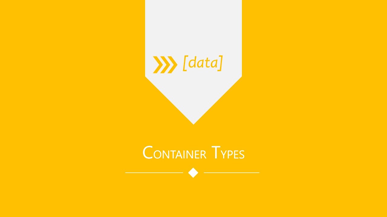 Python Tutorial #15 - Container Types