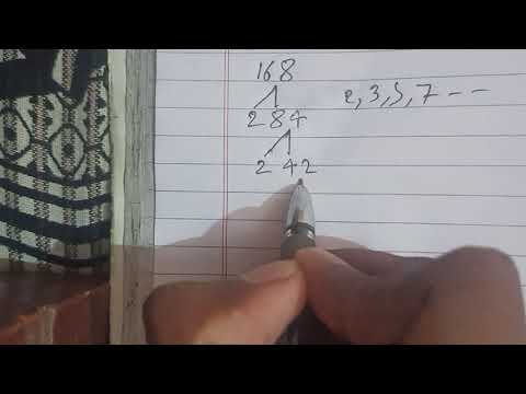 factor tree of 168 | prime factor tree |