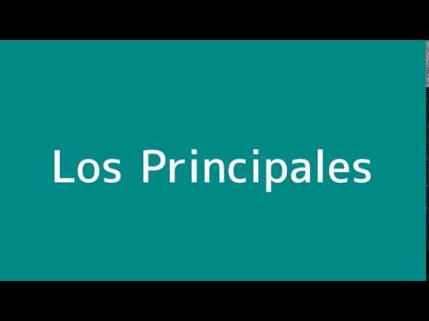 How to say Main in Spanish