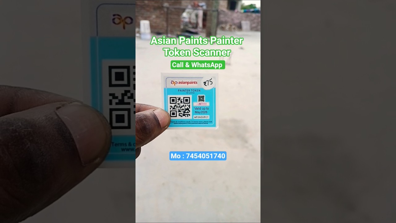 Asian Paints Painter Token Scanner