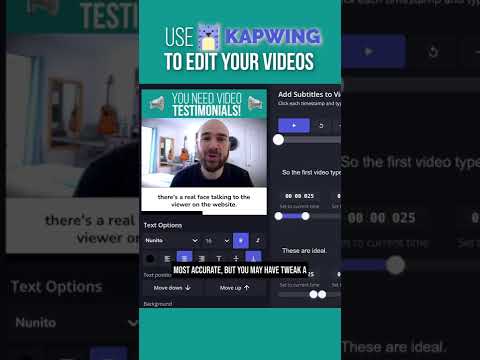 Use Kapwing to Edit Your Videos