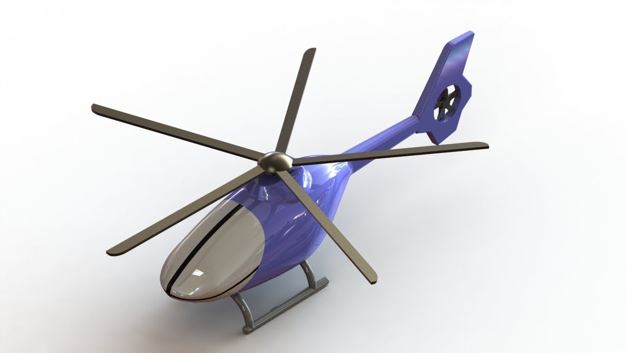 3D MODELING HELICOPTER PART 1/2