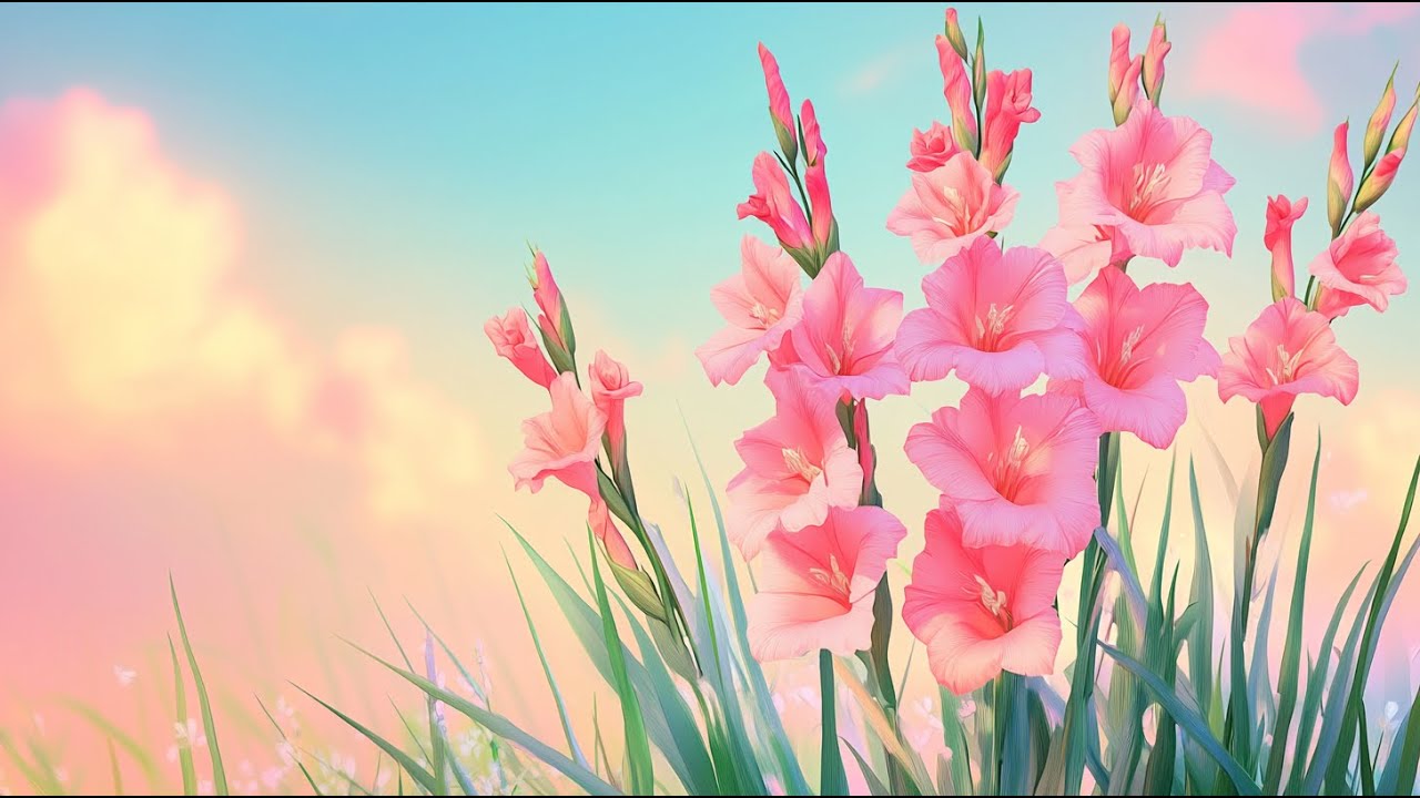 AUGUST SYMBOLS  - GLADIOLUS FLOWER SYMBOLISM AND MEANING #history #symbols
