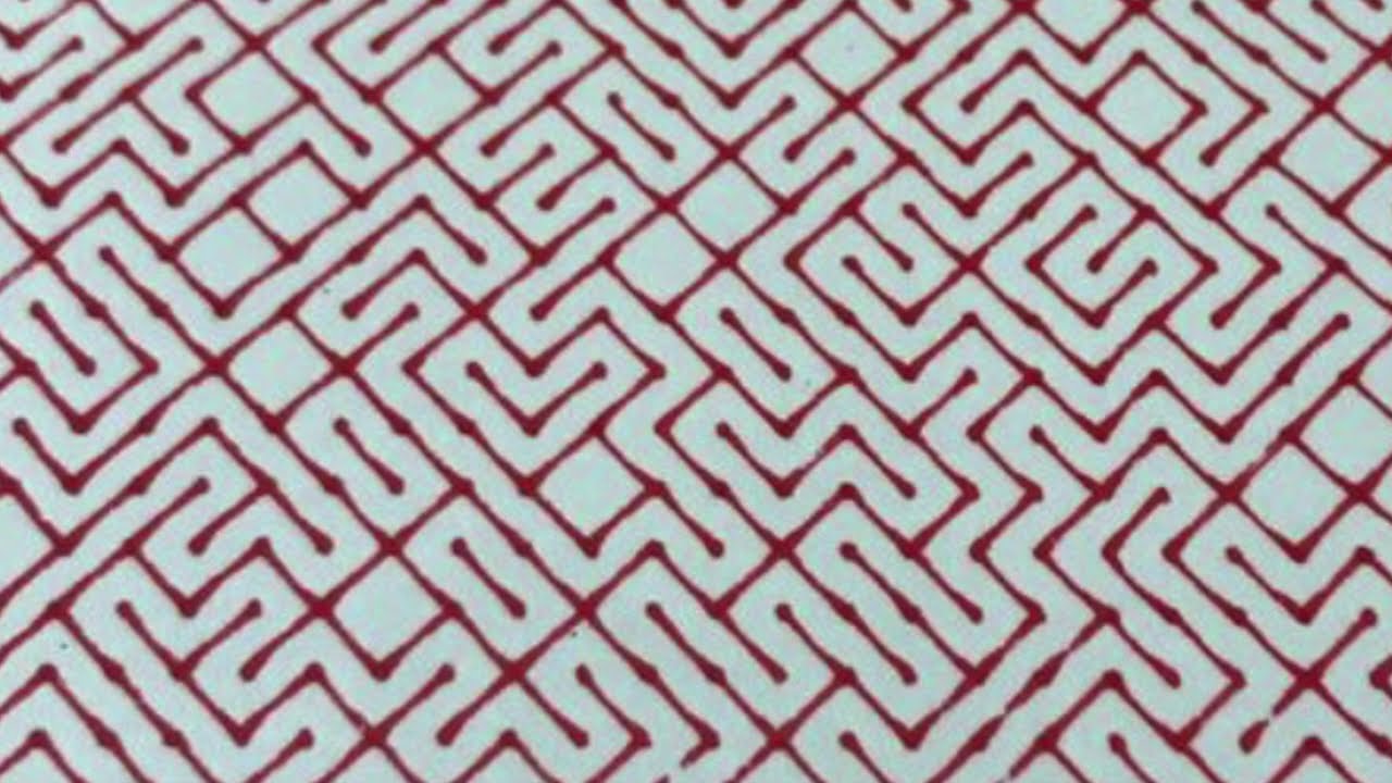 Generated Maze Plotted on HP 7475A Pen Plotter