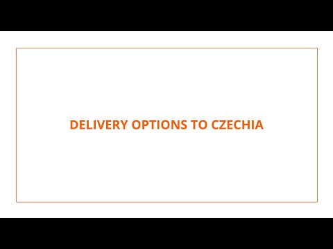 Delivery options to Czechia