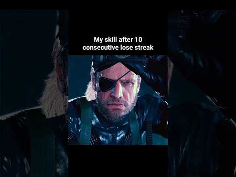 Tbh i'm not that bad, it just the connection or the enemy cheating #gaming #mgs #meme #mgsv