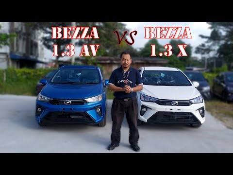 Perbezaan Perodua Bezza AV dan X