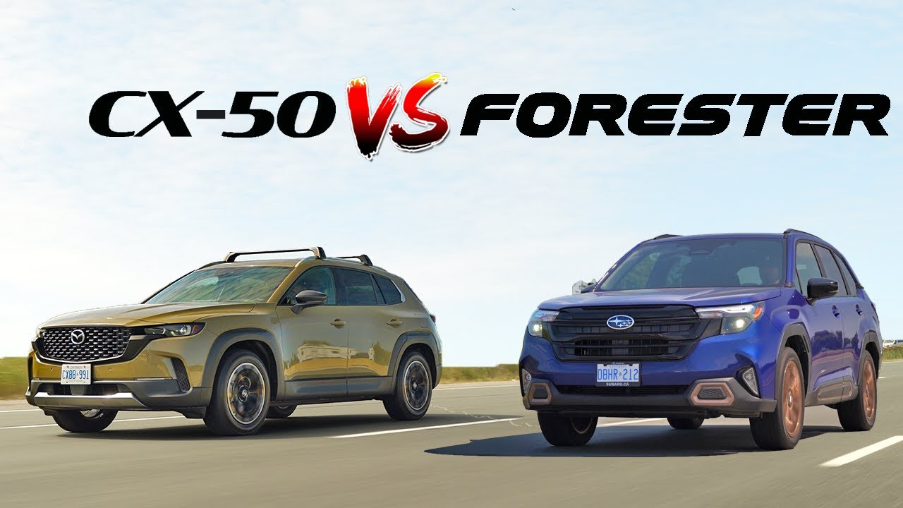 2025 Subaru Forester vs 2025 Mazda CX-50 | Adventure SUV Battle