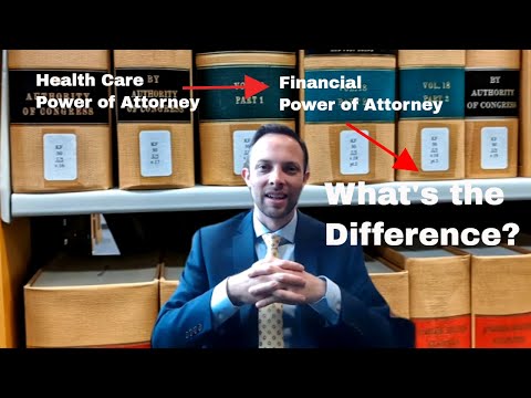 What's the Difference Between a Health Care #PowerofAttorney and Financial Power of Attorney?