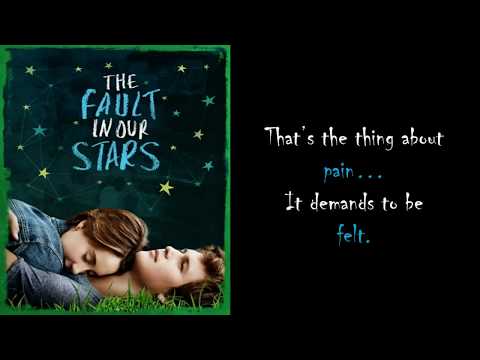 The Fault In Our Stars Quotes (TFIOS) | Augustus Waters and Hazel Grace Quotes