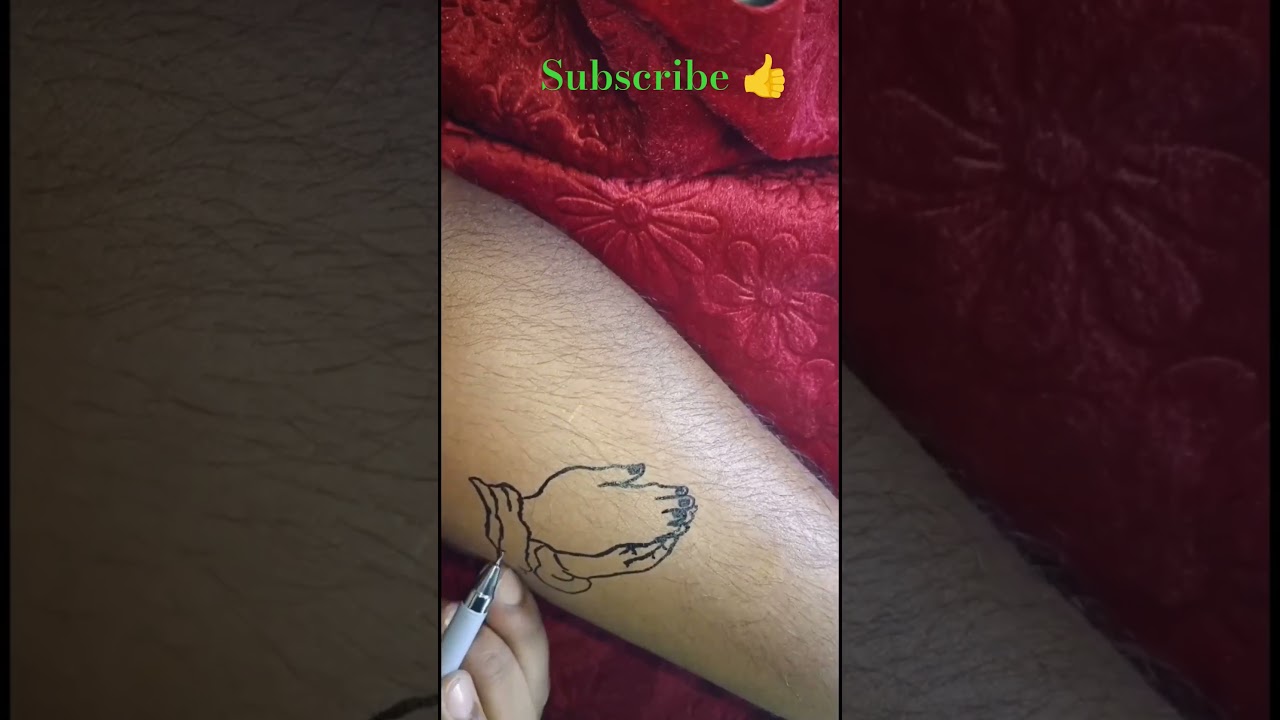 simple prayer tattoo design ideas #tattoo #drawing #art #shorts #viral #trending #prayer