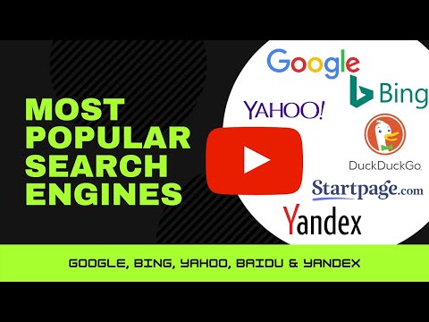 Most Popular Search Engines (Google, Bing, Yahoo, DuckDuckGo)
