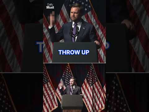 JD Vance flips middle finger during Ohio Republican Party dinner