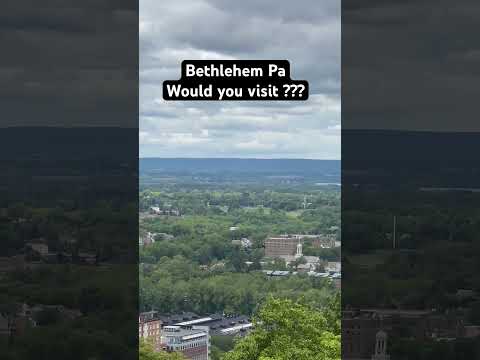 A view of Bethlehem PA #roadtrip #travel #rv #historic #biker #thingstodo #sightseeing #town