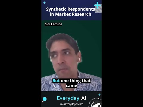 Synthetic respondents in market research