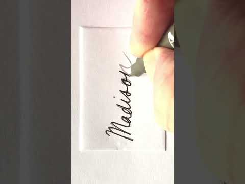 ✍️ WRITING NAME MADISON IN CURSIVE LETTERS EASY | Doodle Ideas | How To Write Madison Name Cursive