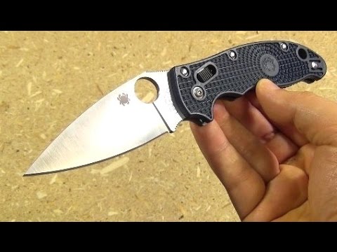 Spyderco Manix 2 (CPM-S110V Steel, Dark Blue Handle)