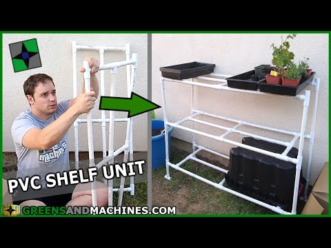 DIY PVC Seed Starting Rack | Speed Build