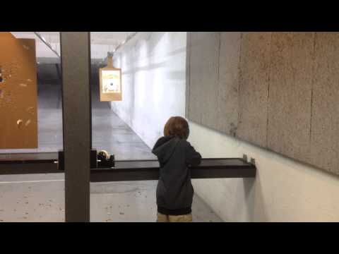 Noah at Basic Gun Range