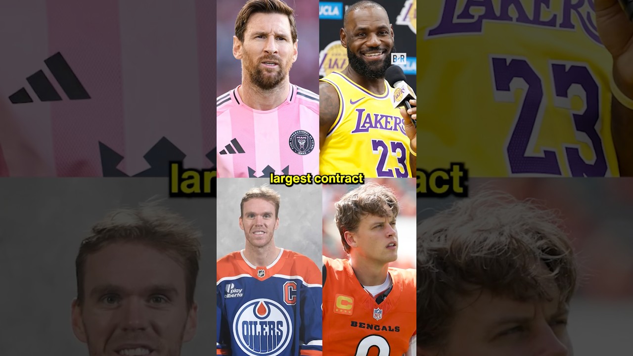 Who has the richest contract in each sport? 💰🤔