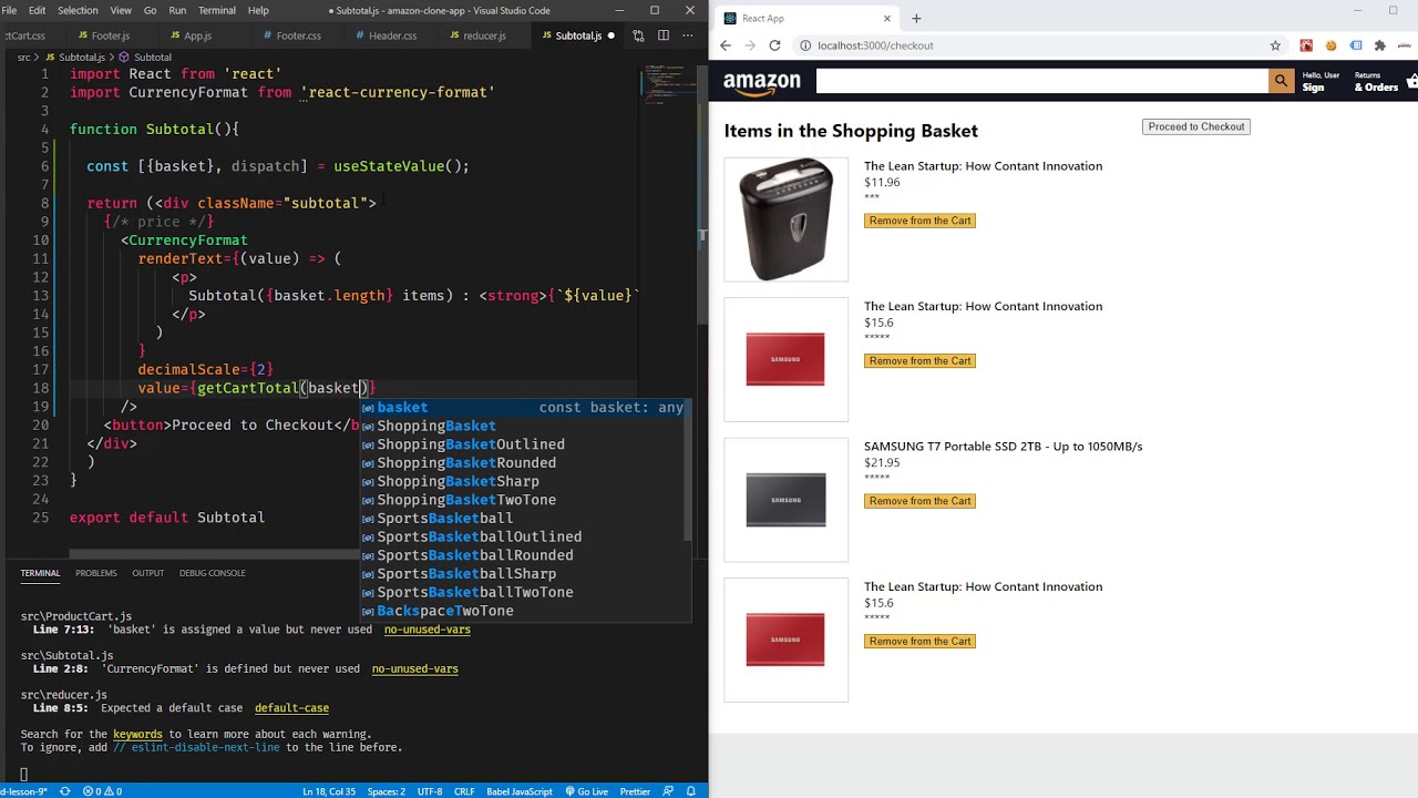 Create an Ecommerce Site with React # Part 11