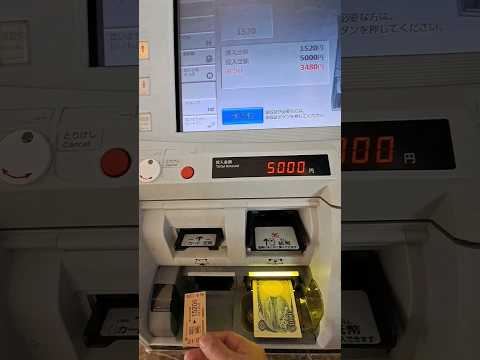 #train tickets #touch-screen machine #japan