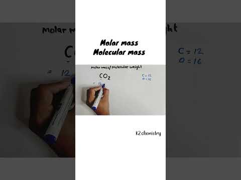 How to calculate molar mass of CO2 carbon dioxide