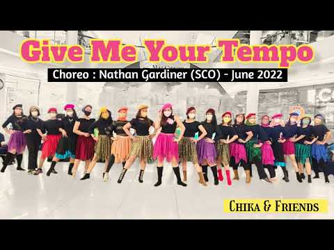 GIVE ME YOUR TEMPO by Nathan Gardiner Line Dance Script | ELD