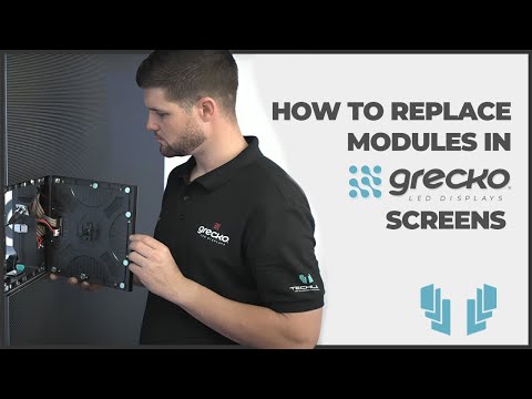 How to Replace Modules in Grecko LED Screens? | Techled