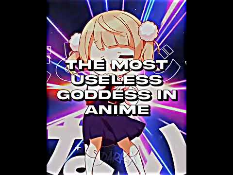 The Most Useless Goddess in Anime 😅⚡